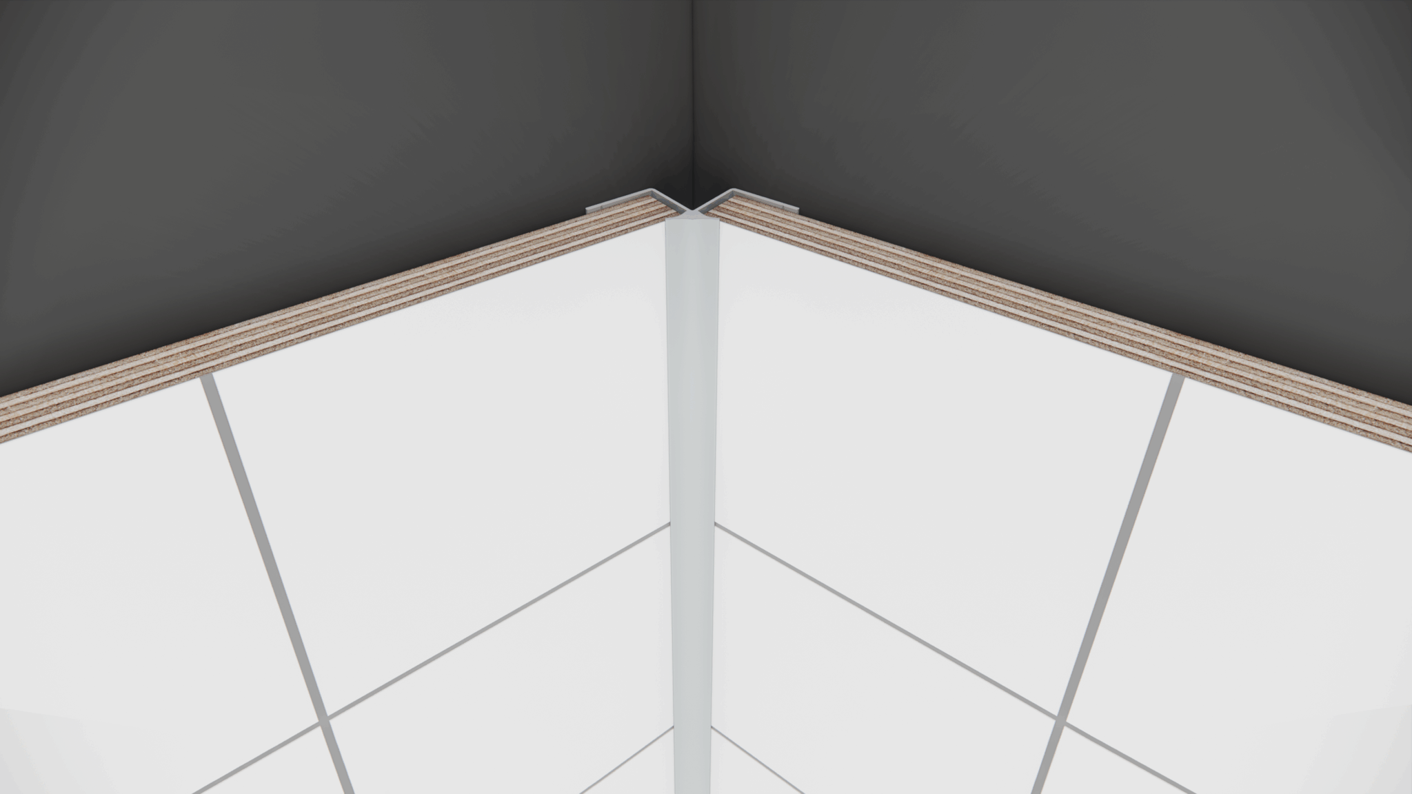 135° Internal Corner Profile - Fibo UK